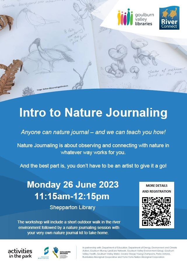 Intro to Nature Journaling | Shepparton & Goulburn Valley