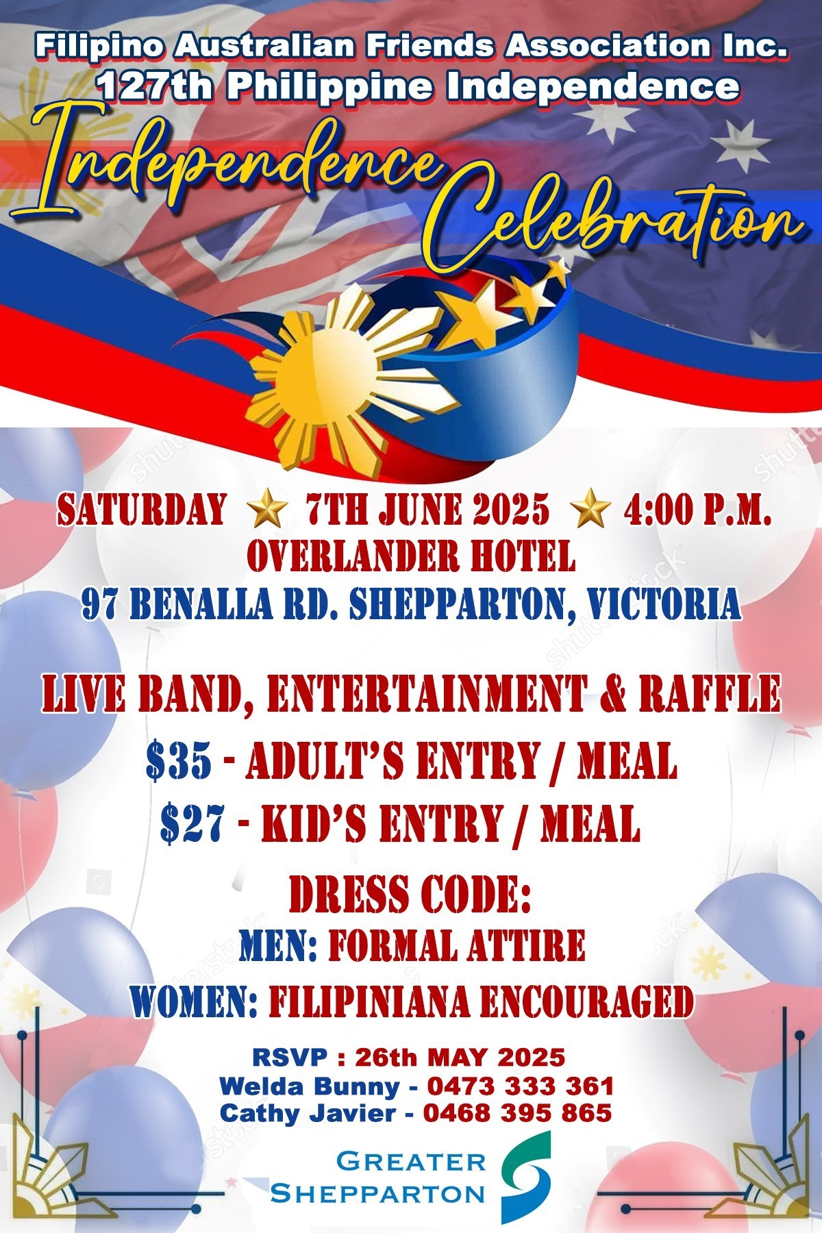 127th Philippine Independence Day | Shepparton & Goulburn Valley